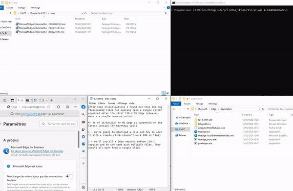 Microsoft Edge's downloaded files bug is annoying users