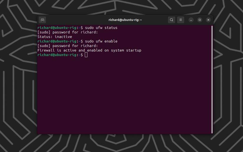 How to disable Ubuntu Firewall