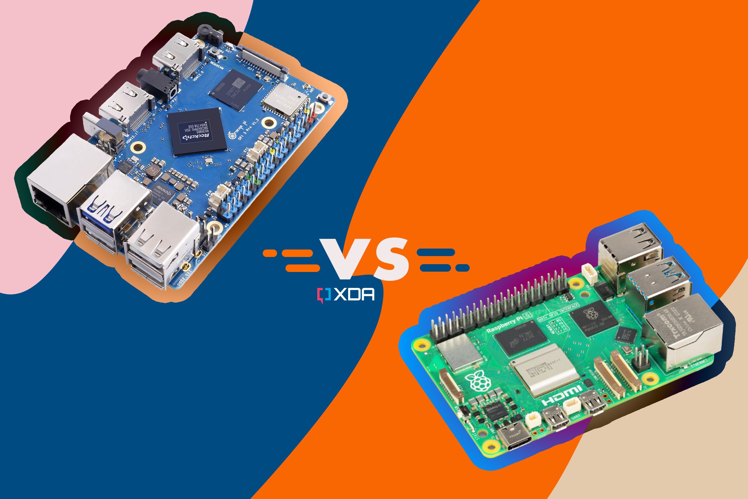Raspberry Pi 5 vs. Orange Pi 5 Pro: Bigger numbers or better support?