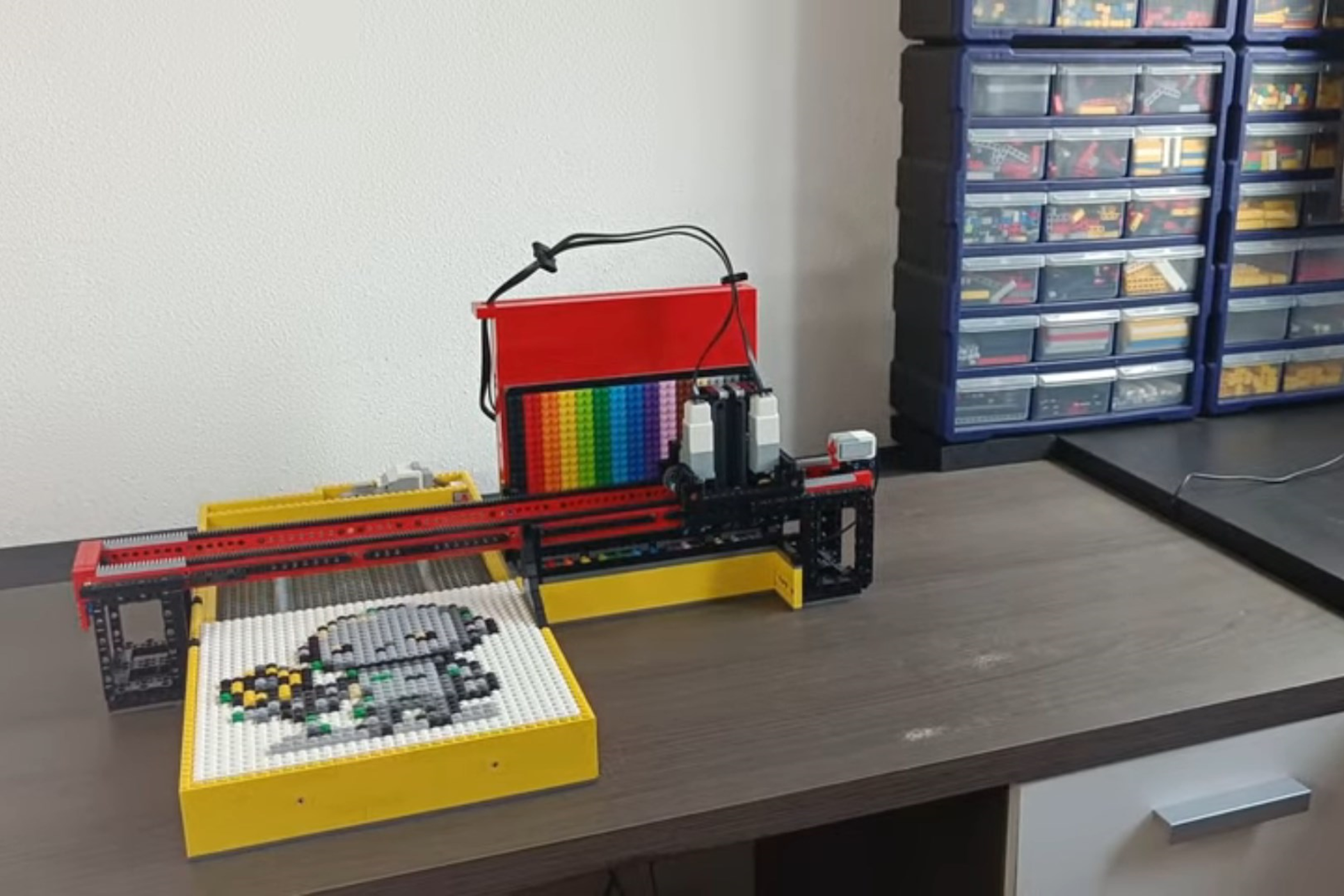 This cool gadget turns AI-generated images into Lego pixel art