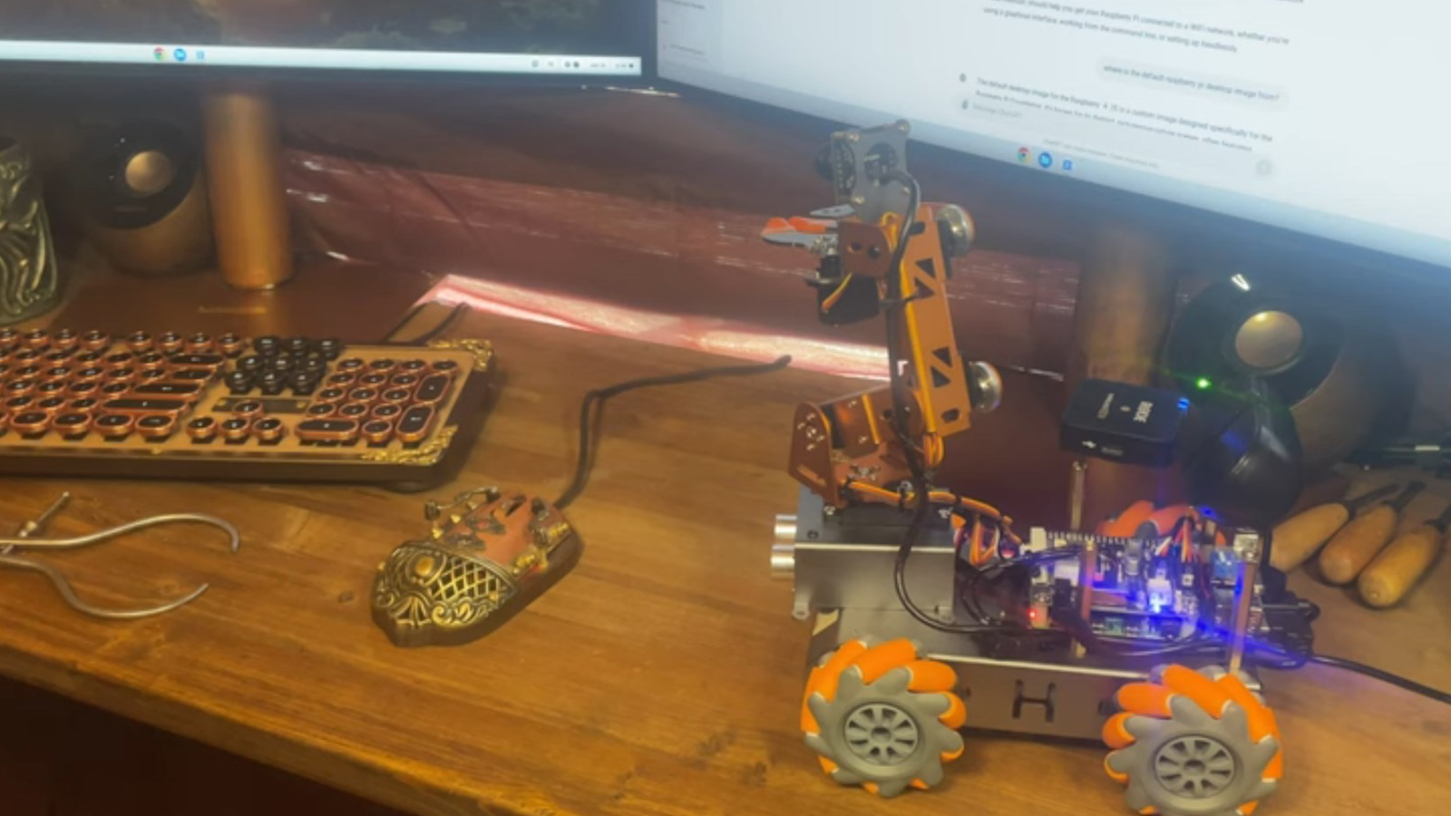 Someone made a Raspberry Pi-powered rover, then equipped it with AI so ...