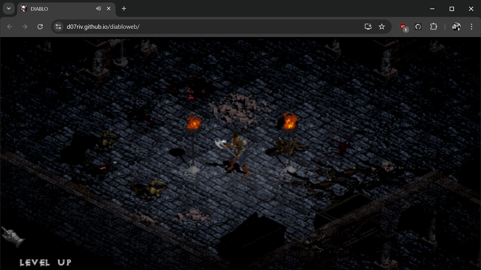 You can now play the entirety of Diablo 1 right from your browser