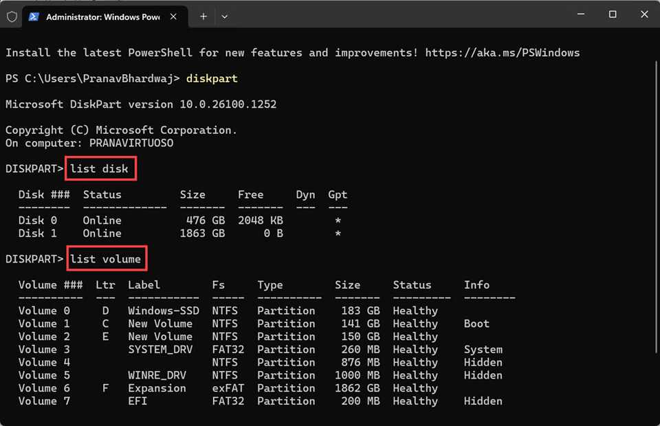 Why you should utilize DiskPart on Windows, and how to use it