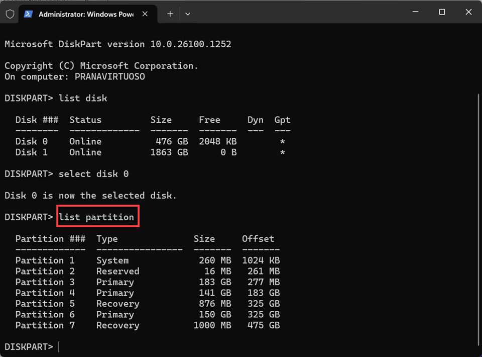 Why you should utilize DiskPart on Windows, and how to use it