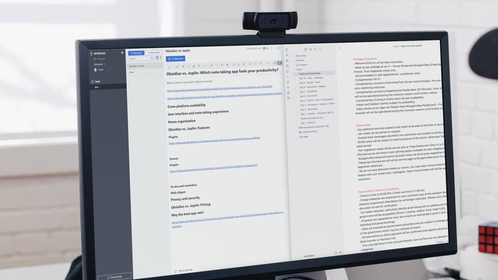 Obsidian vs. Joplin: Which note-taking app fuels your productivity?