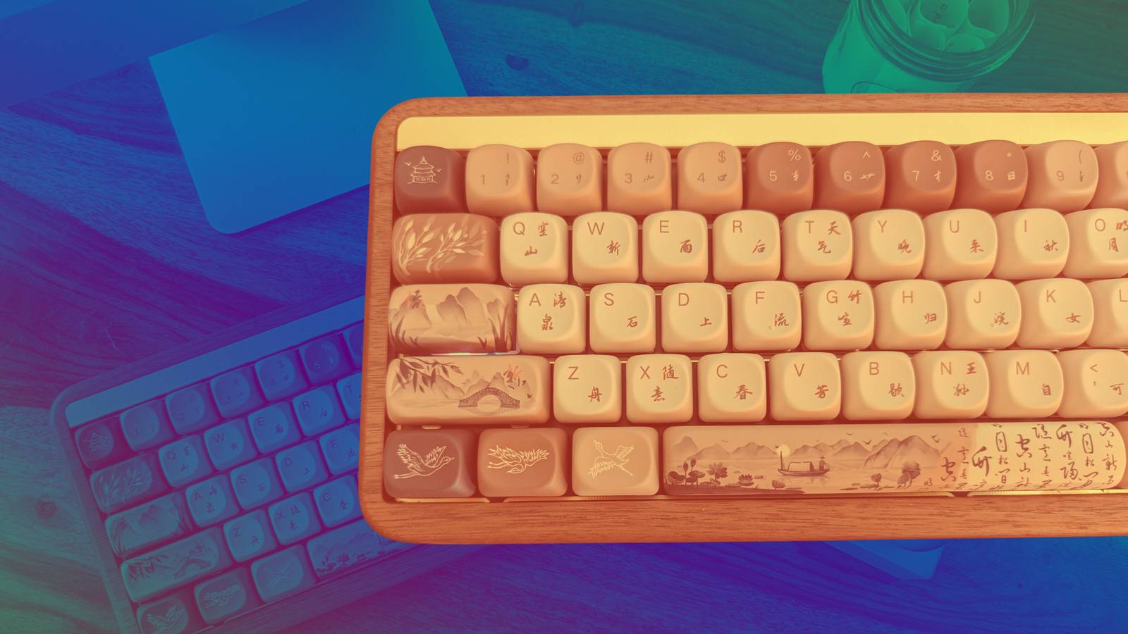I finally tried a wooden keyboard for a face-off with all my other ...