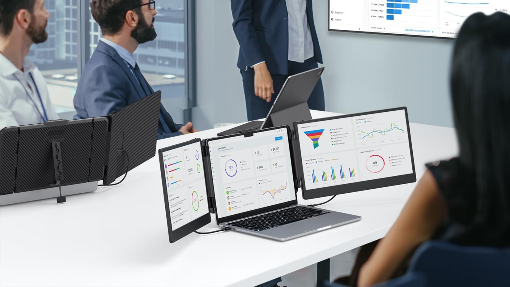 Expand your screen real estate with ease with this dual monitor setup ...