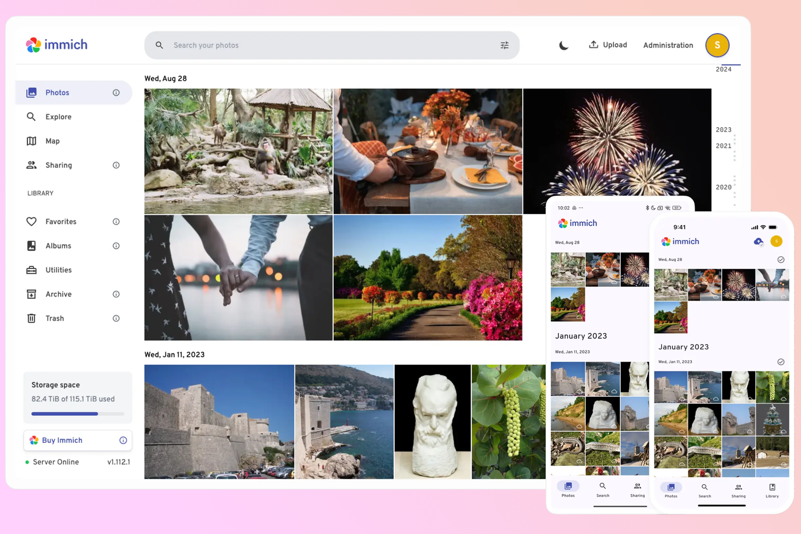 How I made my own photo hosting platform with Immich