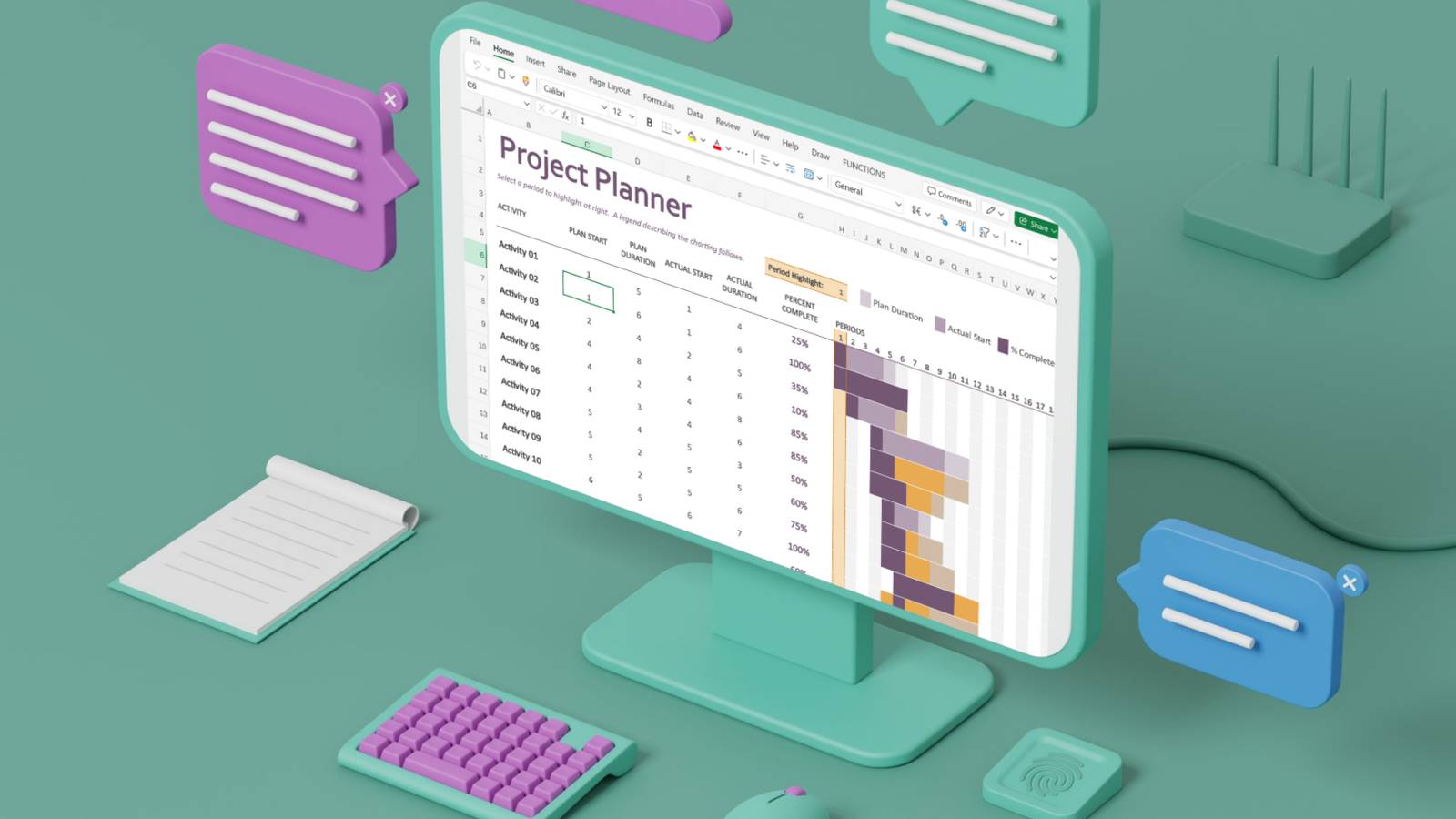 Here Is How I Use Conditional Formatting During Project Management In Excel 8932