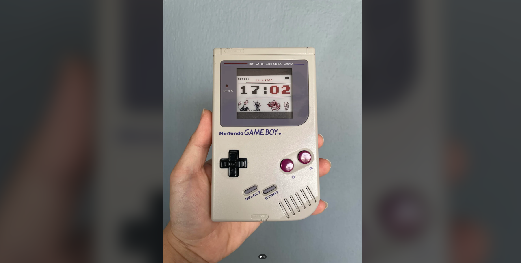This genius turned a real Game Boy into a retro Pokemon alarm clock ...