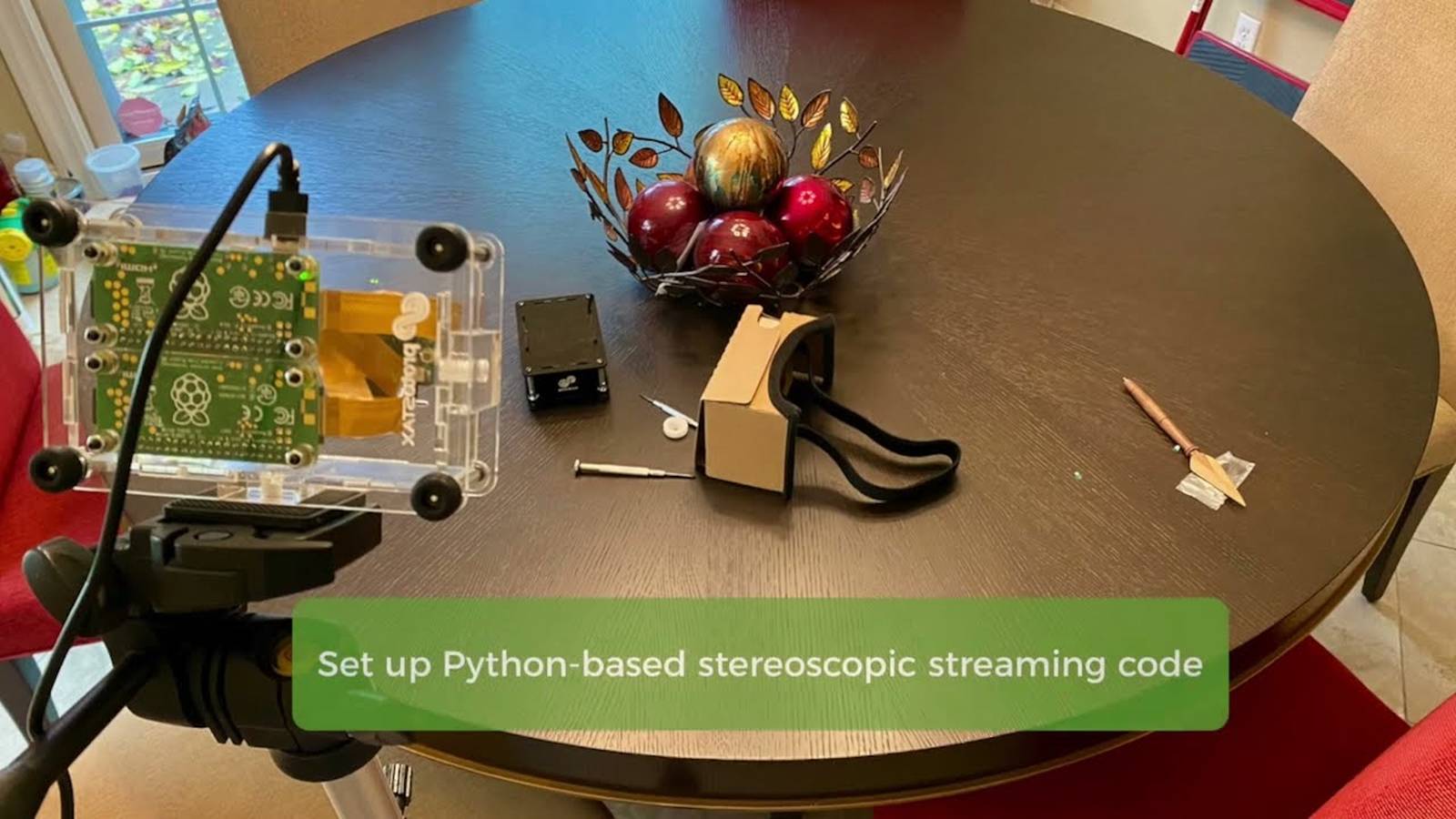 This genius made a stereoscopic streaming camera with a Raspberry Pi 5 ...