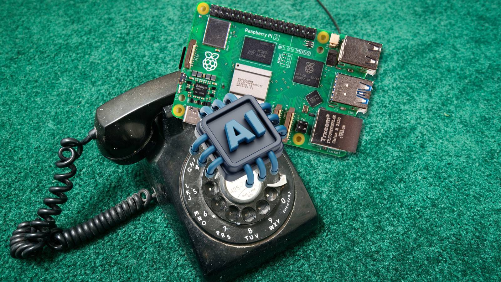 Take ChatGPT retro with a Raspberry Pi-powered rotary phone hotline