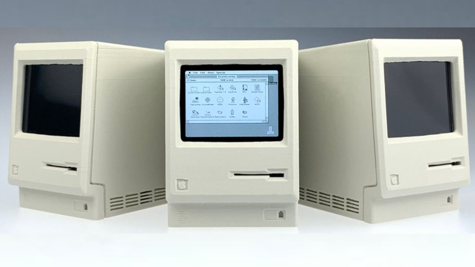 Somebody built a functioning 2.4-inch tall Macintosh, and it's insane