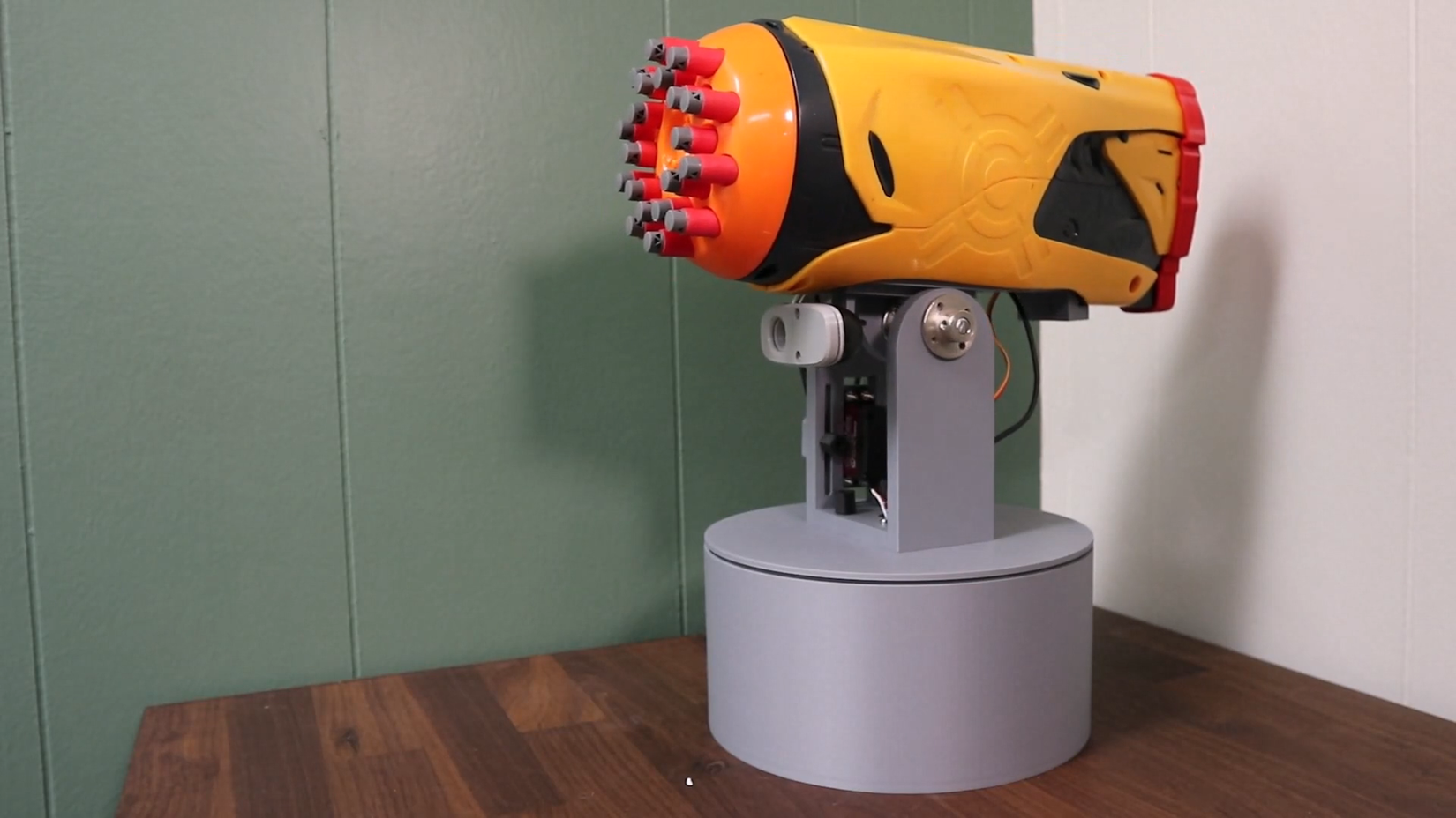 Declare war from your desk with this 3D printed Nerf turret powered by ...