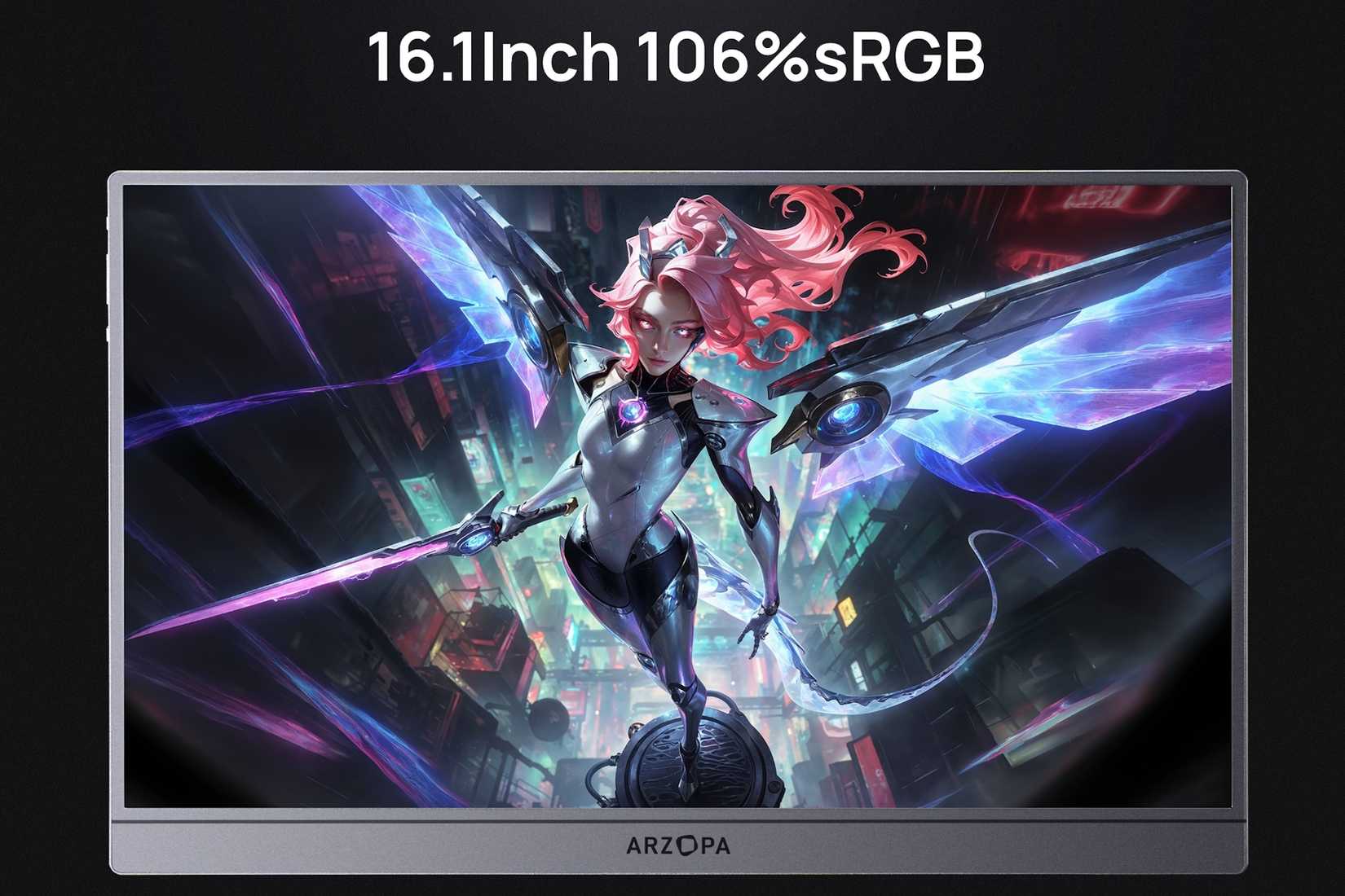Arzopa's popular Z1FC 144Hz Portable Monitor stuns in a stylish new ...