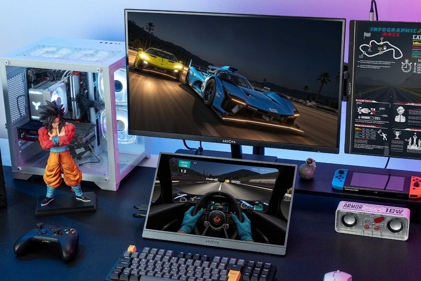 Arzopa's popular Z1FC 144Hz Portable Monitor stuns in a stylish new ...