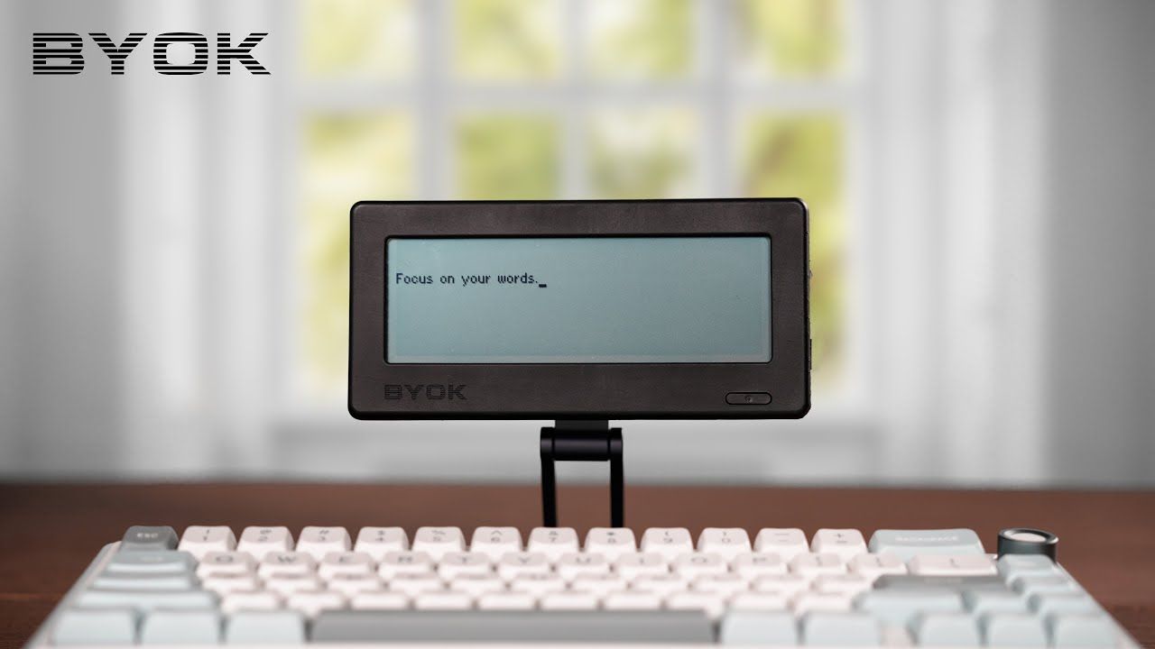 The BYOK is an extremely minimal pocket-sized productivity tool with a ...