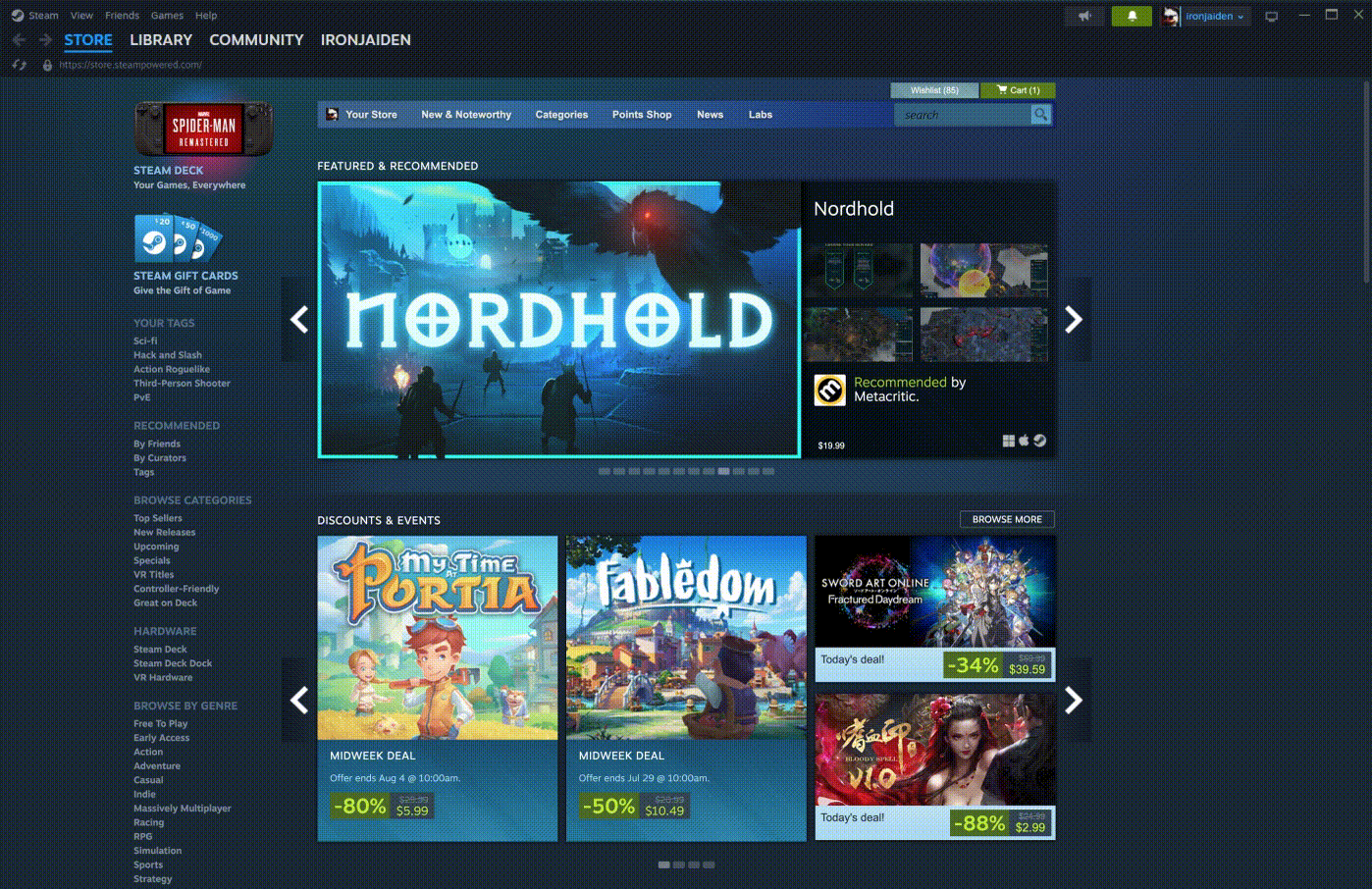 Valve is cooking up a new Steam store redesign, and you can give it a ...