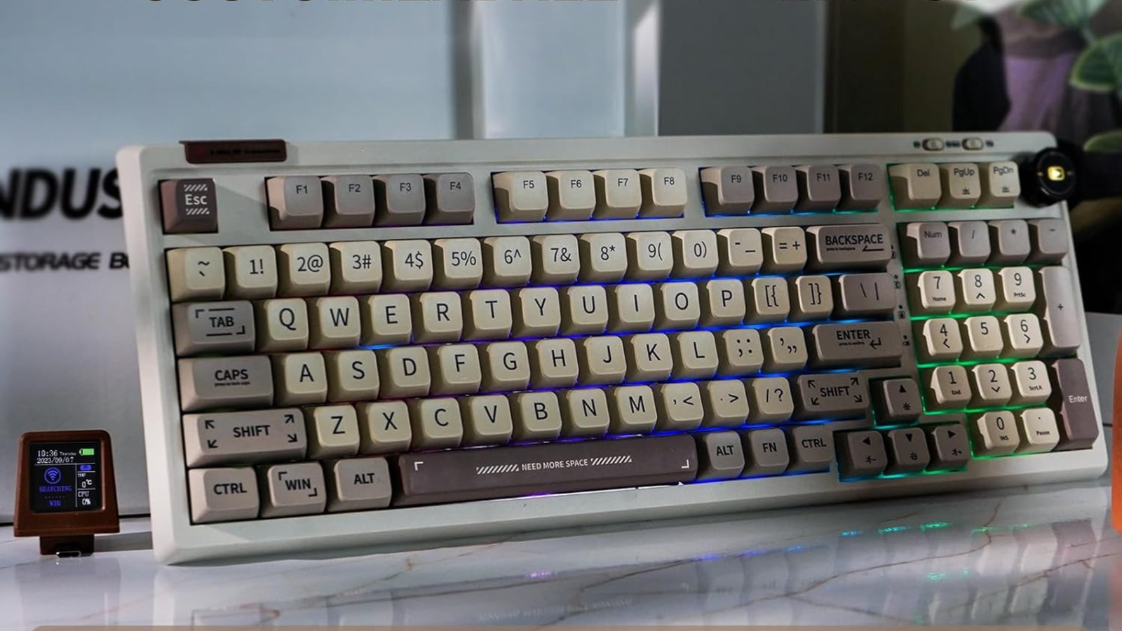 This retro-inspired mechanical keyboard is all vibes and now just $44