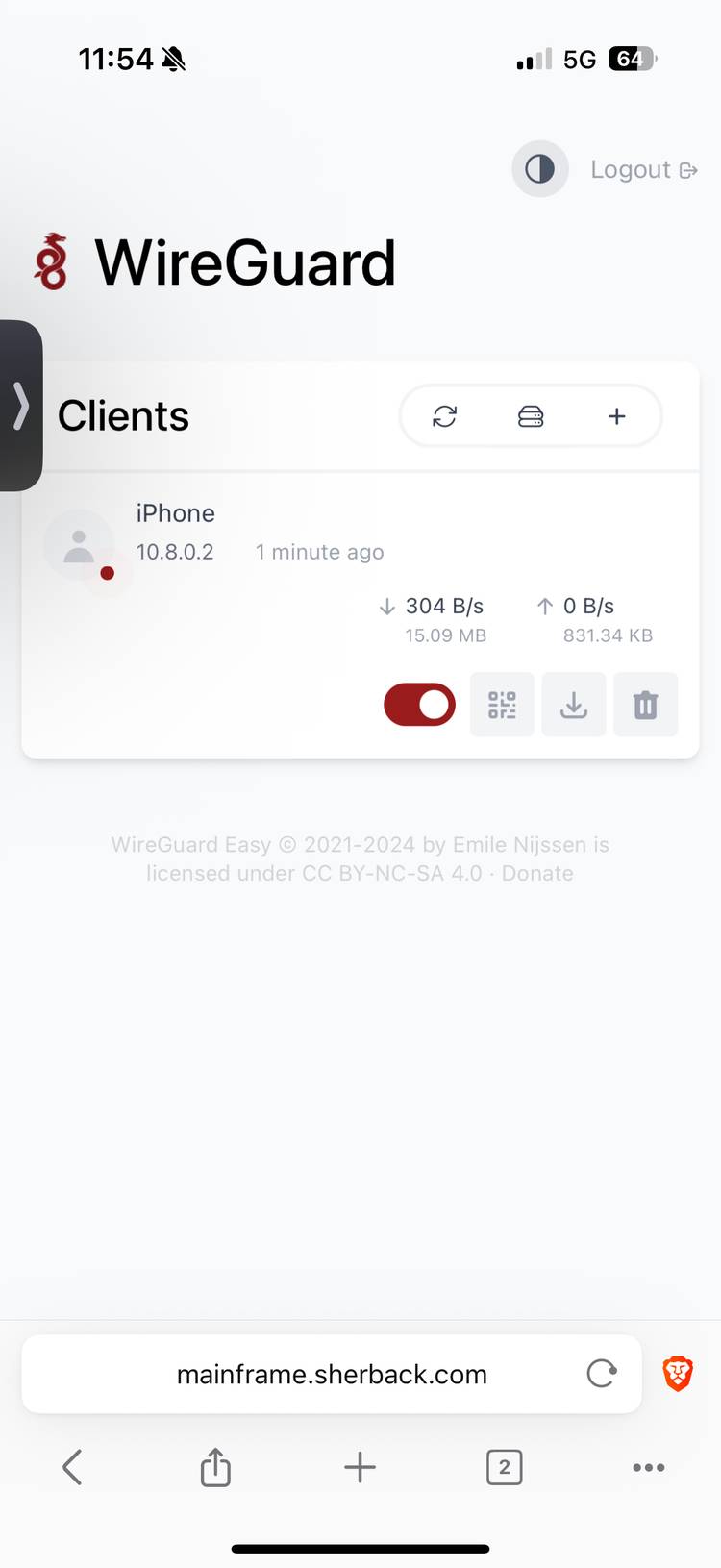 This self-hosted VPN dashboard makes managing WireGuard easy