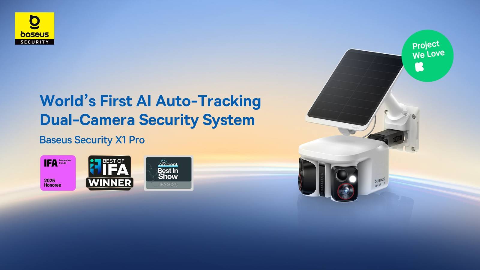 Baseus Security X1 Pro: The world’s first smart AI dual-tracking security camera
