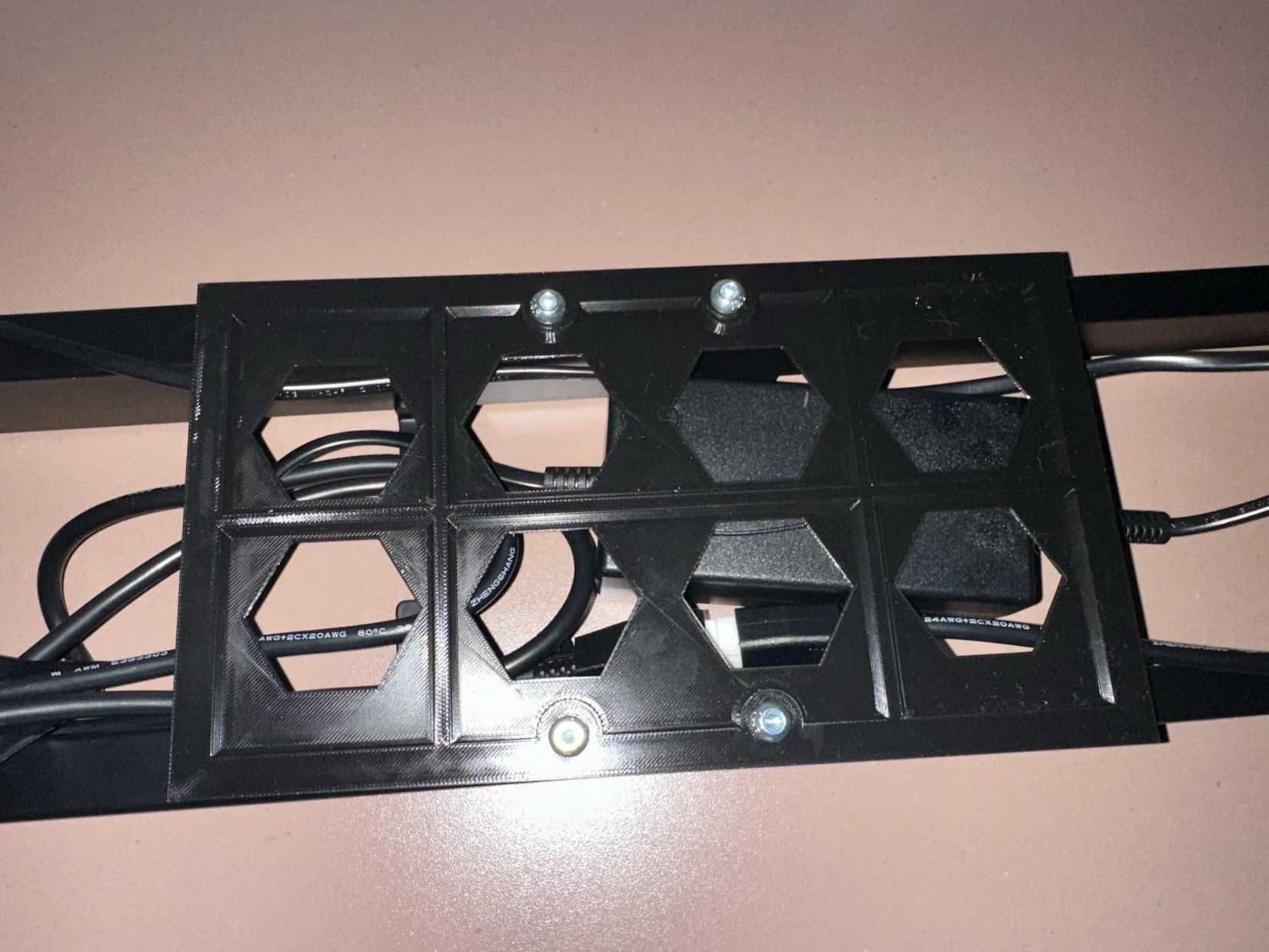 If you 3D print a cable management tray for under your desk, it will ...