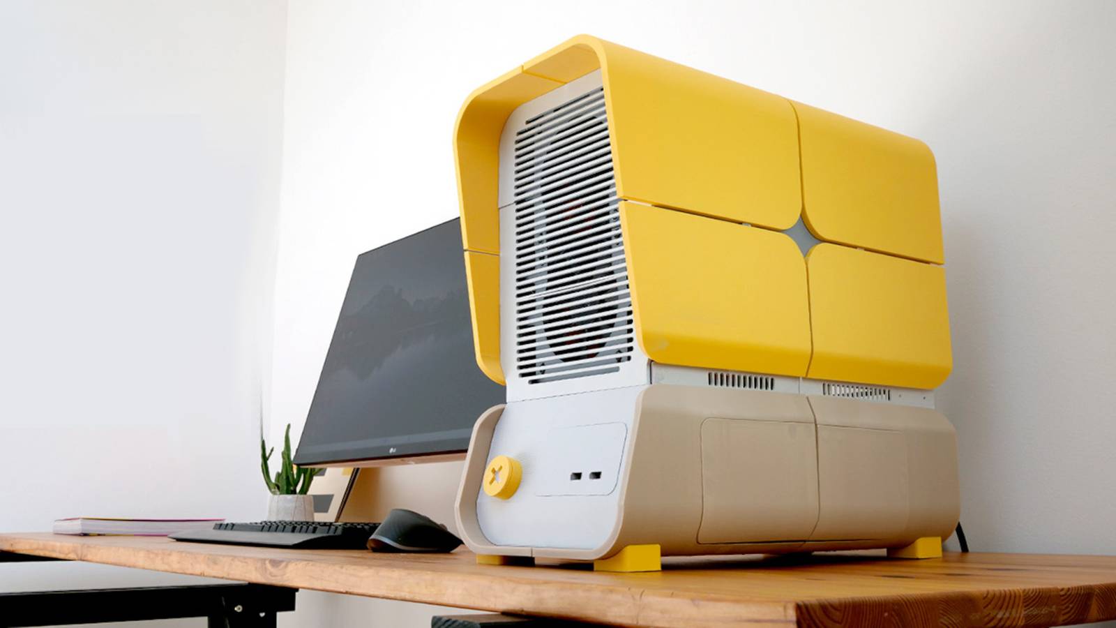 This sleek 3D-printed PC case uses magnetised panels for easy opening