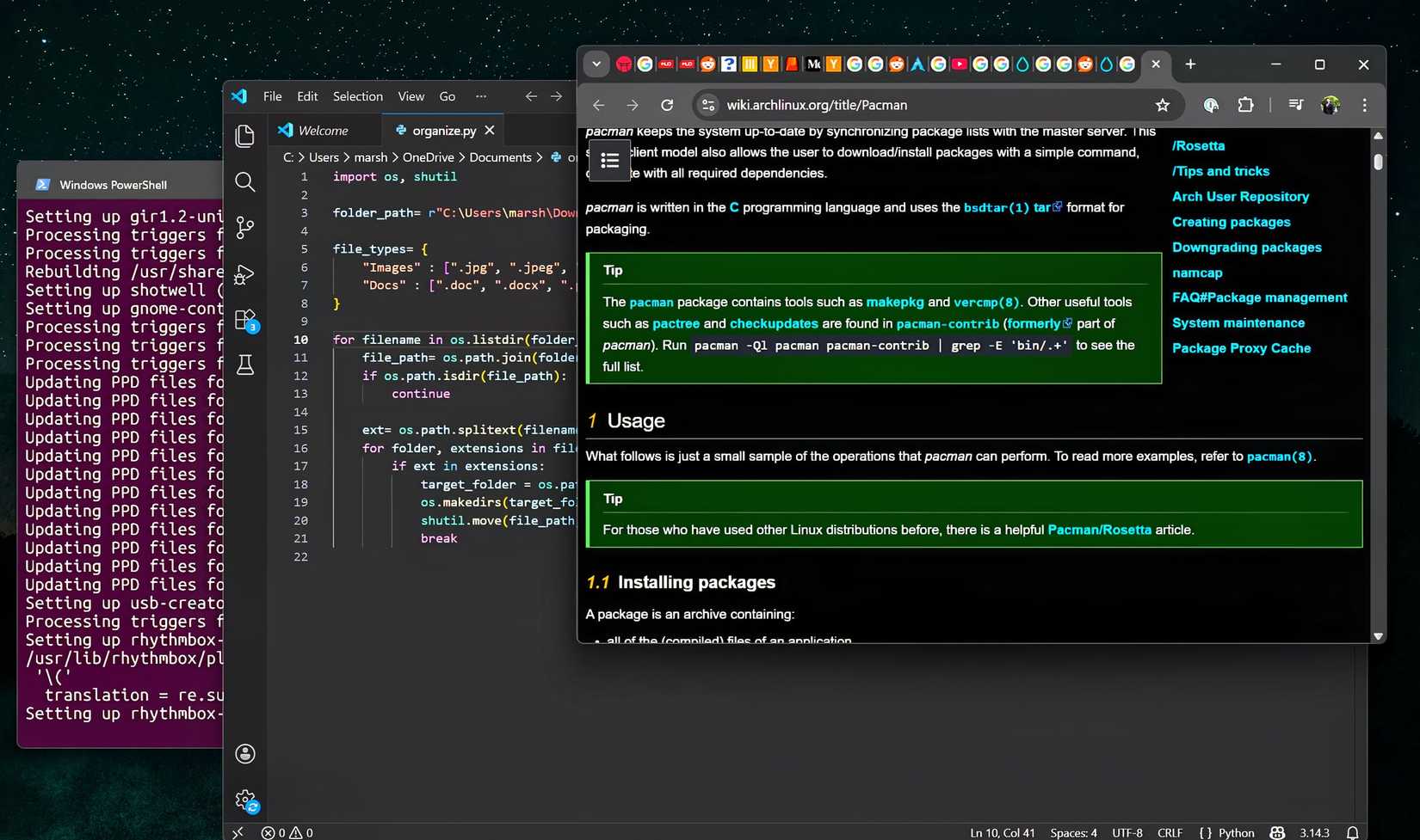 I switched to a tiling window manager, and I can't go back to floating ...