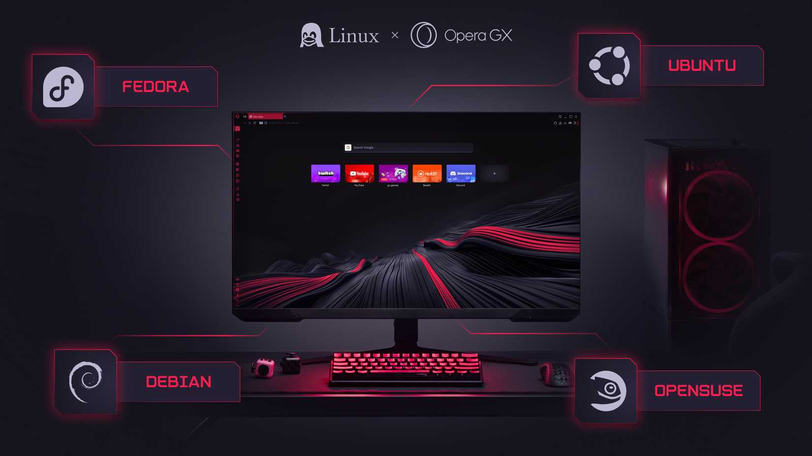Opera GX finally arrives on Linux as its director says it "felt like a ...