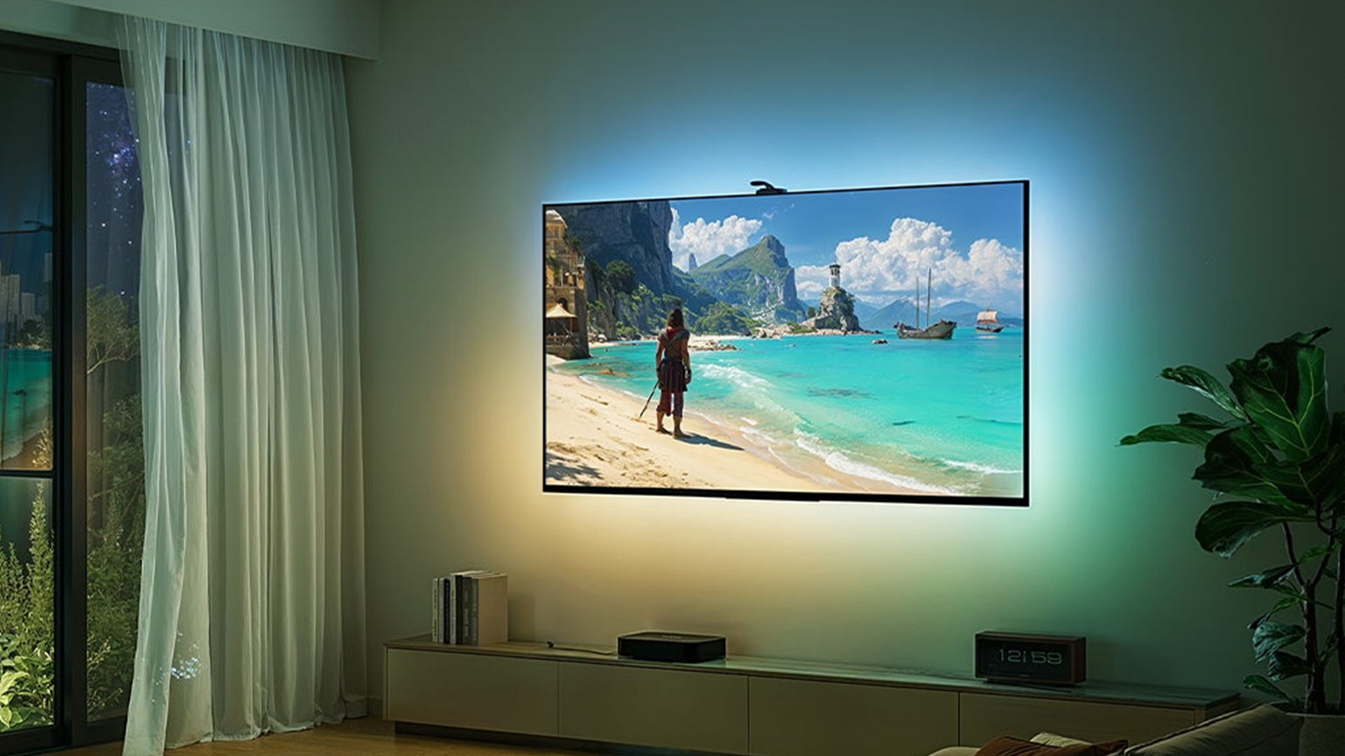 Your TV's contrast problem isn't the panel, it's the wall behind it