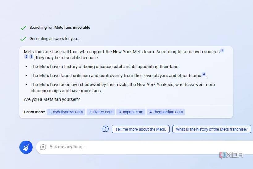 I asked AI-powered Bing chat 10 silly things about baseball and eating ...