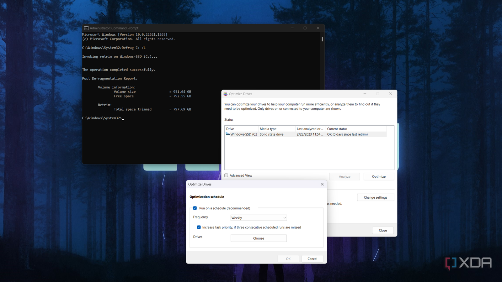 How to defragment or trim your drive on Windows 11