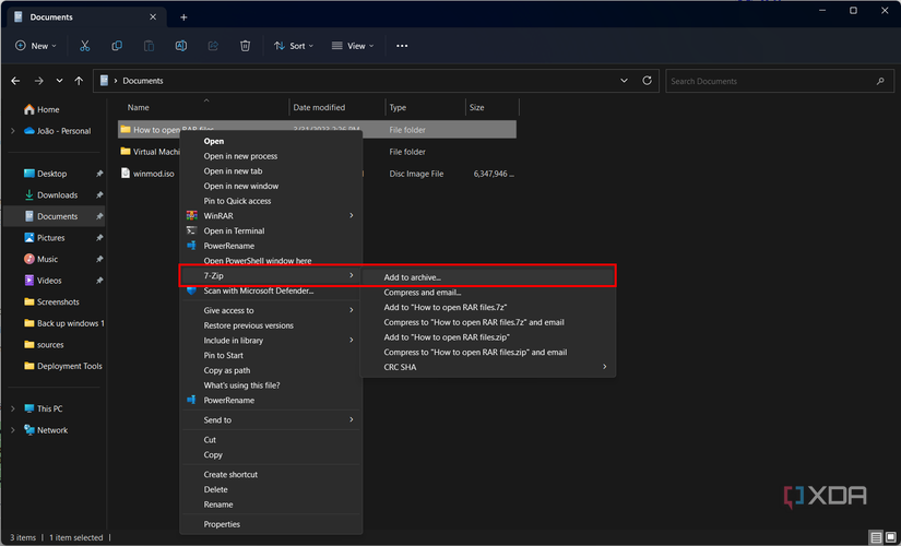 How to password protect a ZIP file on Windows 11