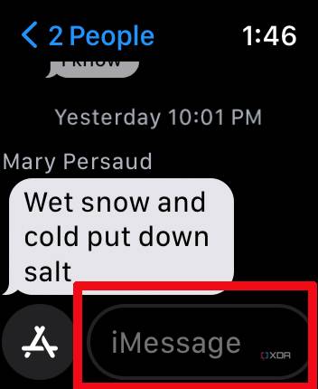 How to reply to text and iMessages from Apple Watch