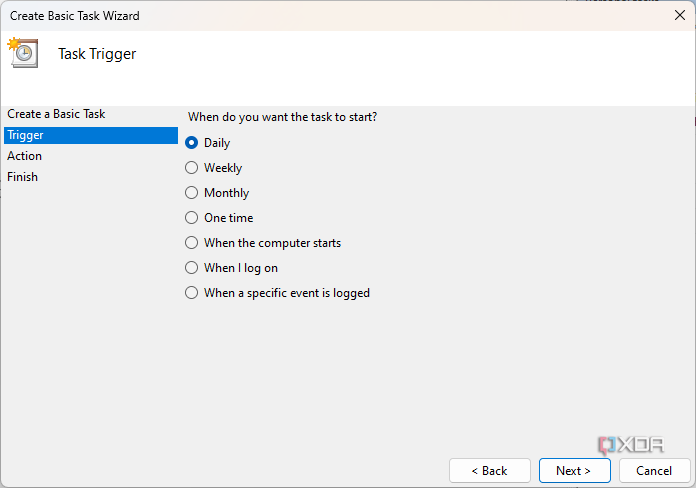 How to create automated tasks with Task Scheduler in Windows 11