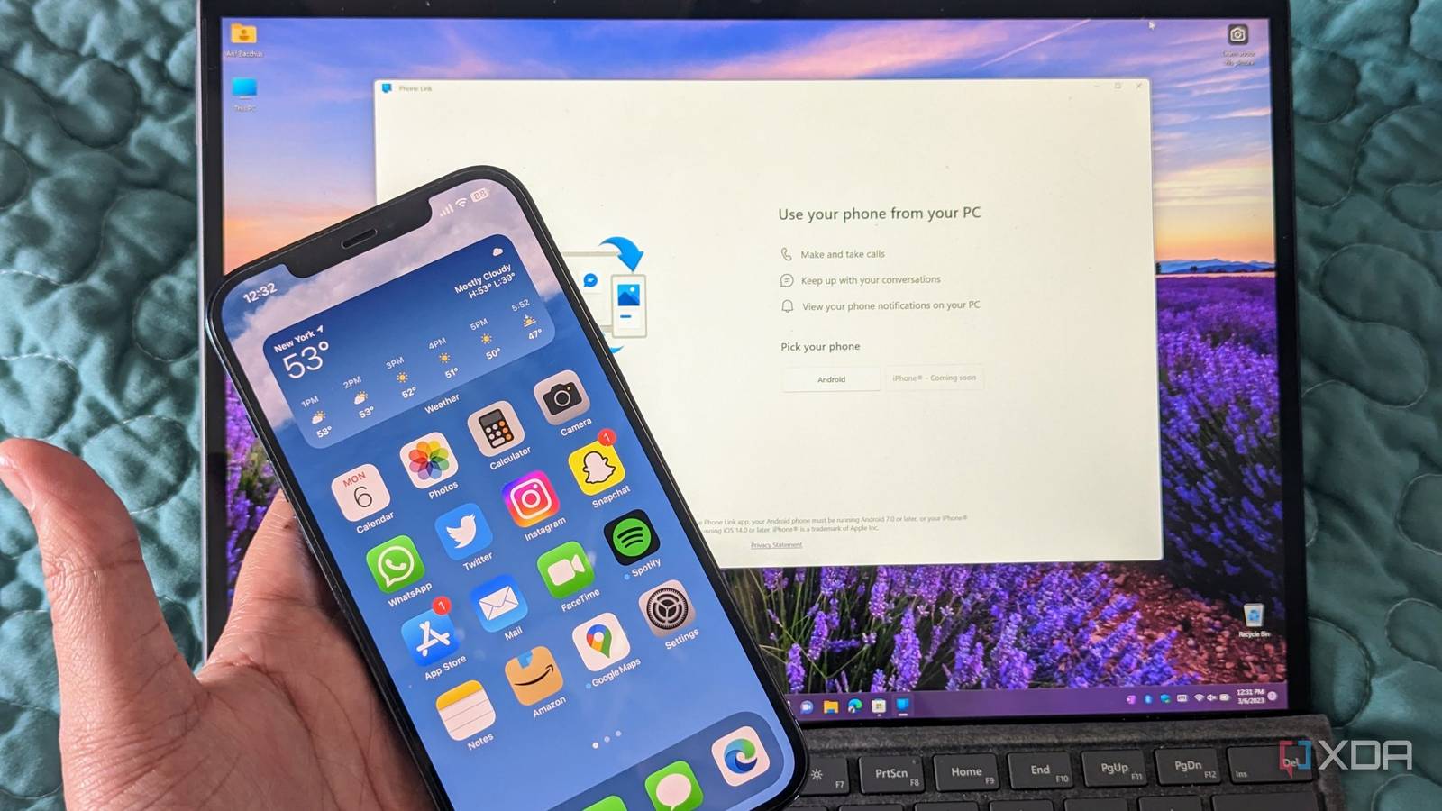 How to use Phone Link with an iPhone