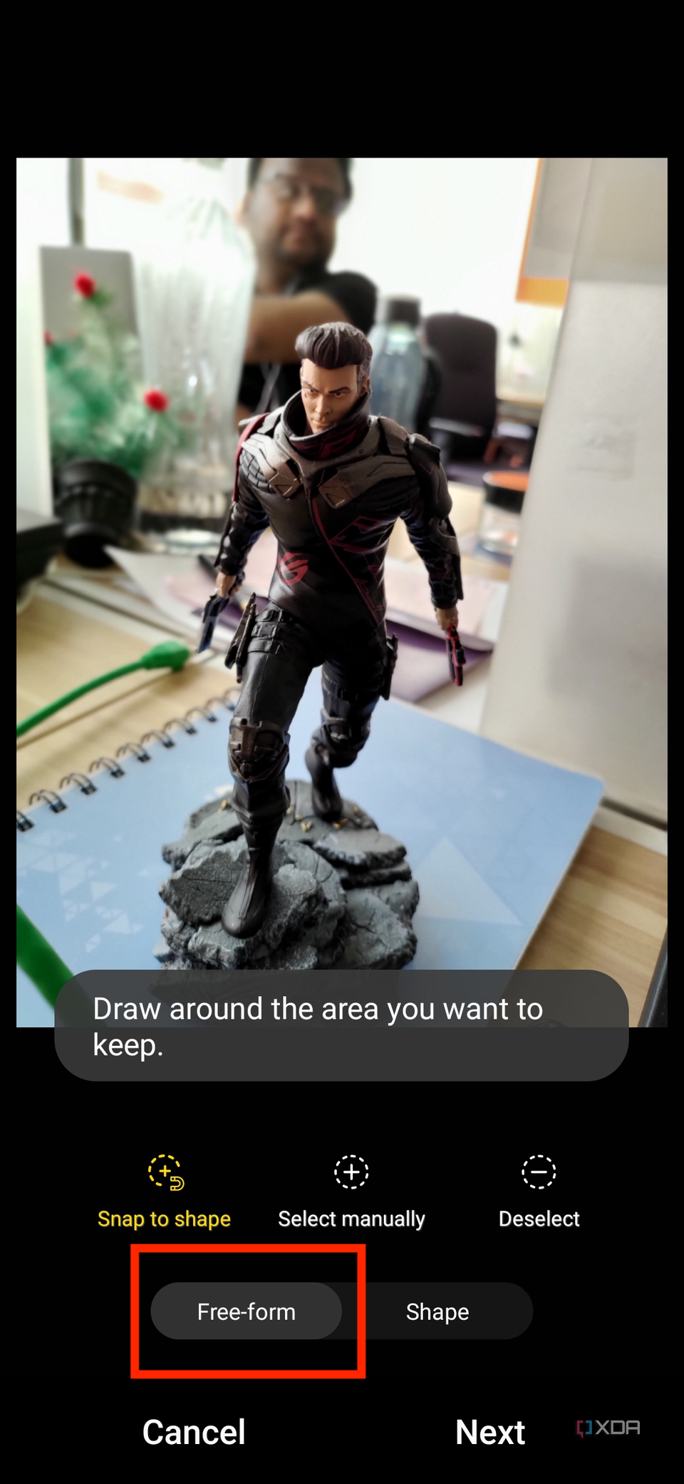 How to create a custom sticker on Samsung Galaxy devices