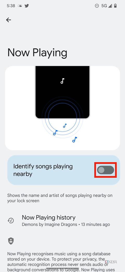 How to use Now Playing to identify songs on Google Pixel