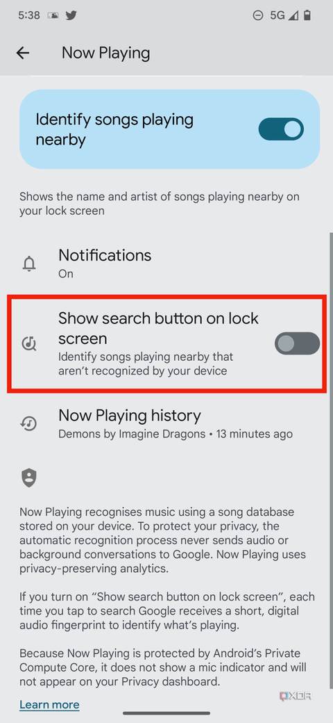 How to use Now Playing to identify songs on Google Pixel