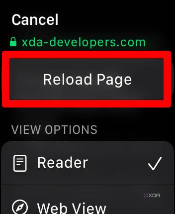 How to open web links on an Apple Watch