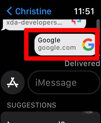 How to open web links on an Apple Watch