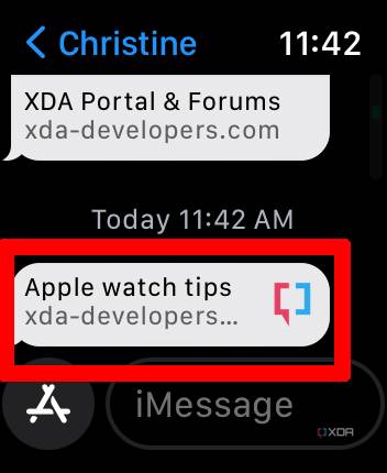 How to open web links on an Apple Watch