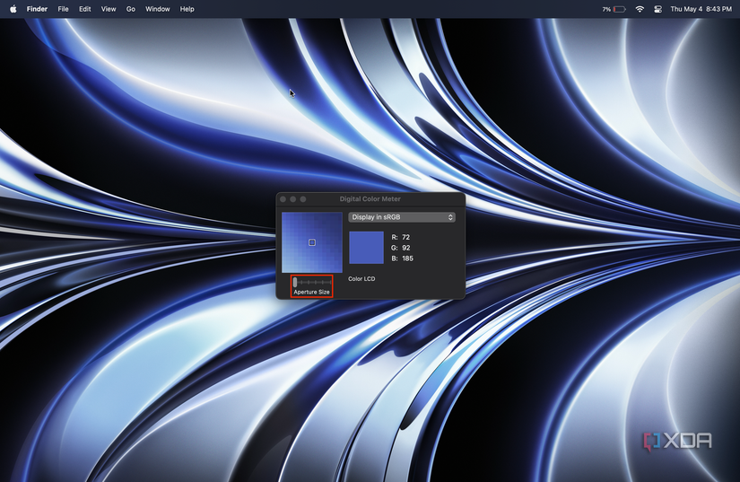 How to use the Digital Color Meter app on macOS