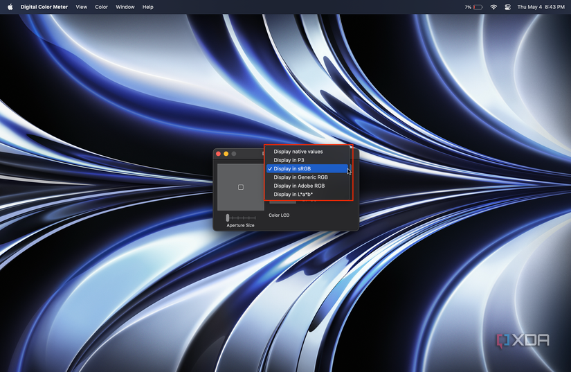 How to use the Digital Color Meter app on macOS