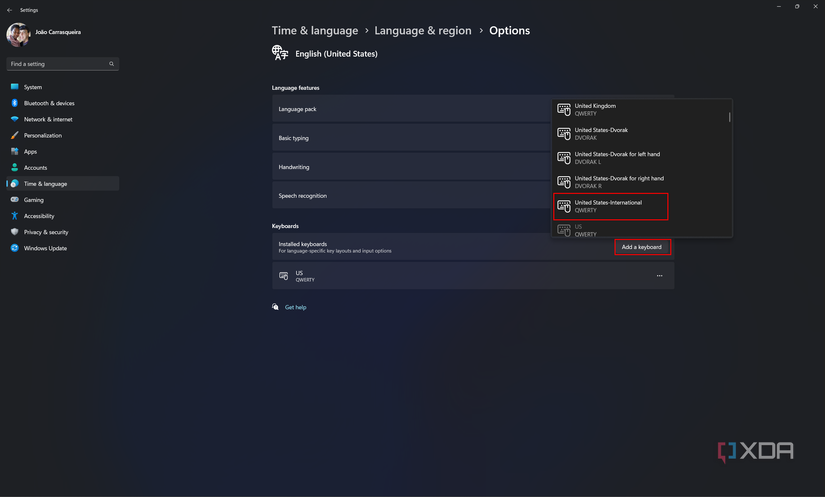 How to use special characters in Windows 11