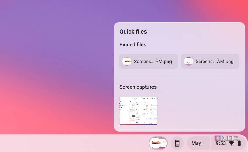 How to quick access files on a Chromebook