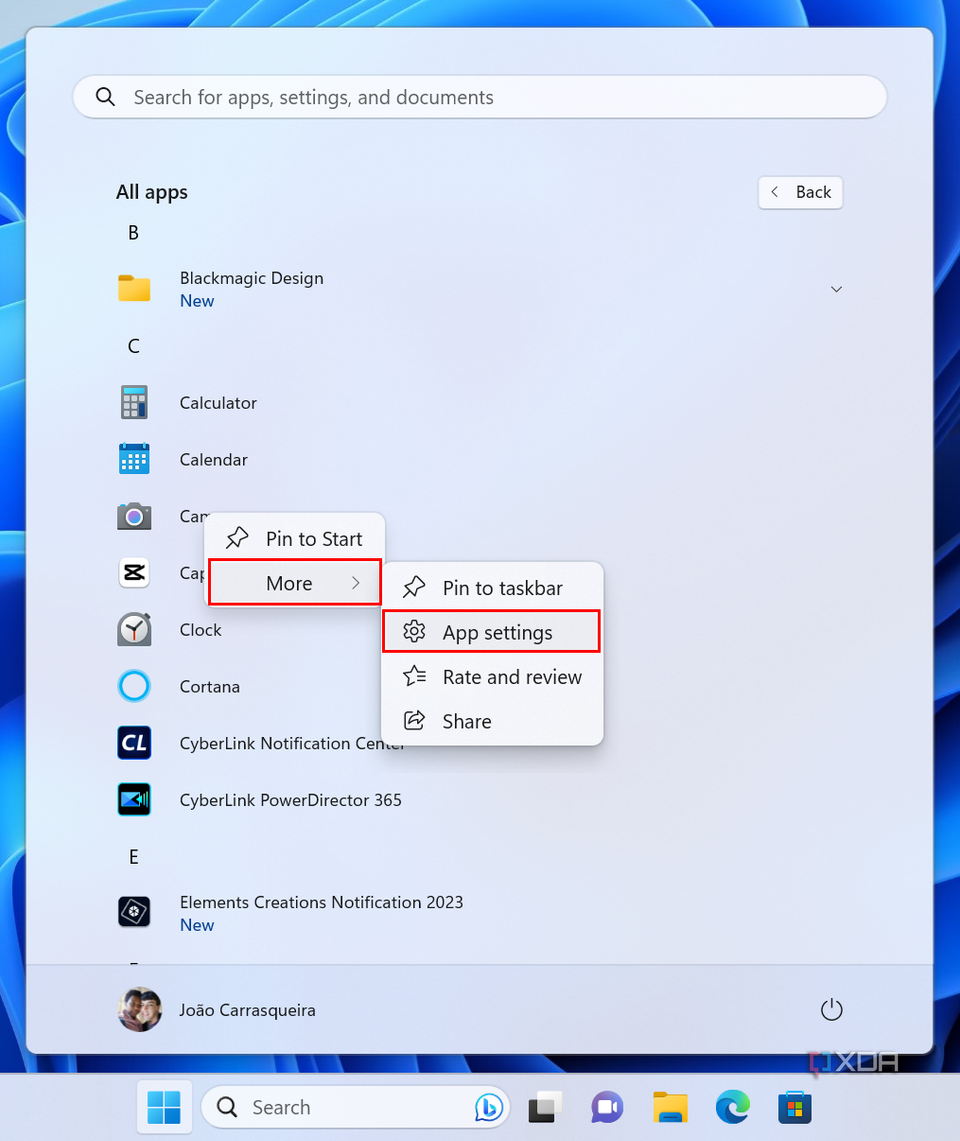 How to repair or reset an app on Windows 11