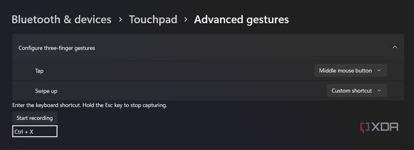How to customize touchpad gestures in Windows 11