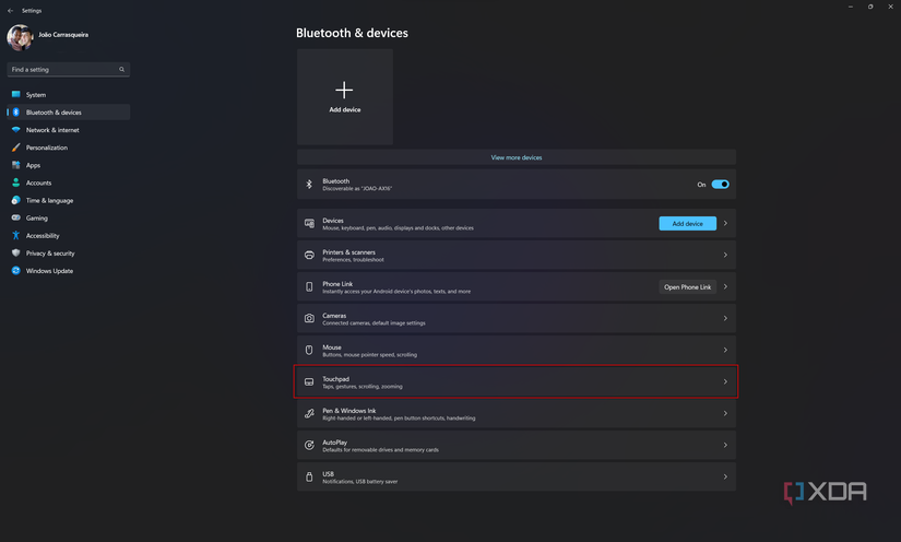 How to customize touchpad gestures in Windows 11