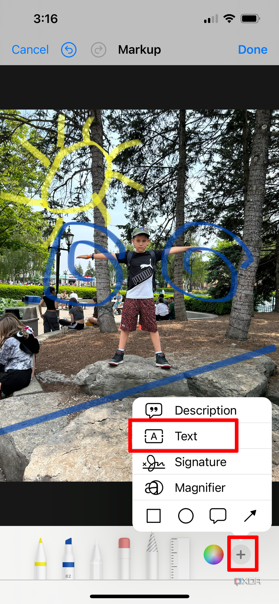 Complete guide to the Markup tool in Photos on iOS